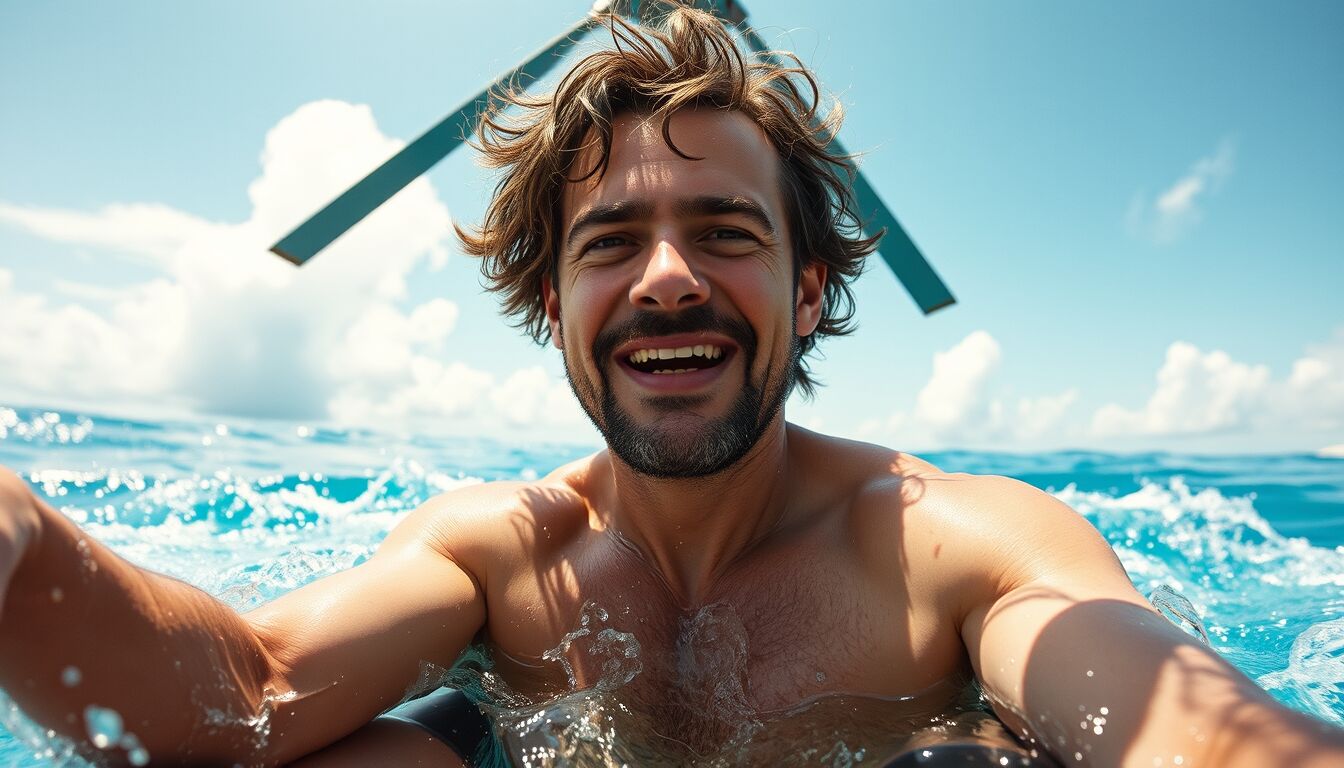 Mario Adinolfi pronto al tuffo dall’elicottero: il peso e la polemica sui social infiammano l ...